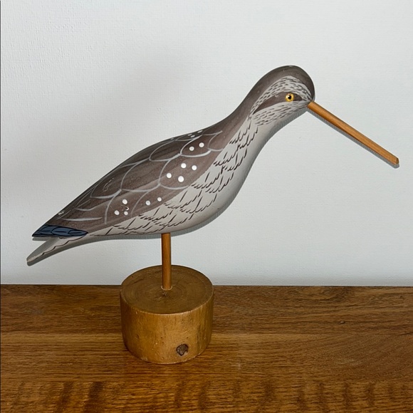 Handcrafted | Other | Wood Hand Painted Shore Bird See Last Picture For ...